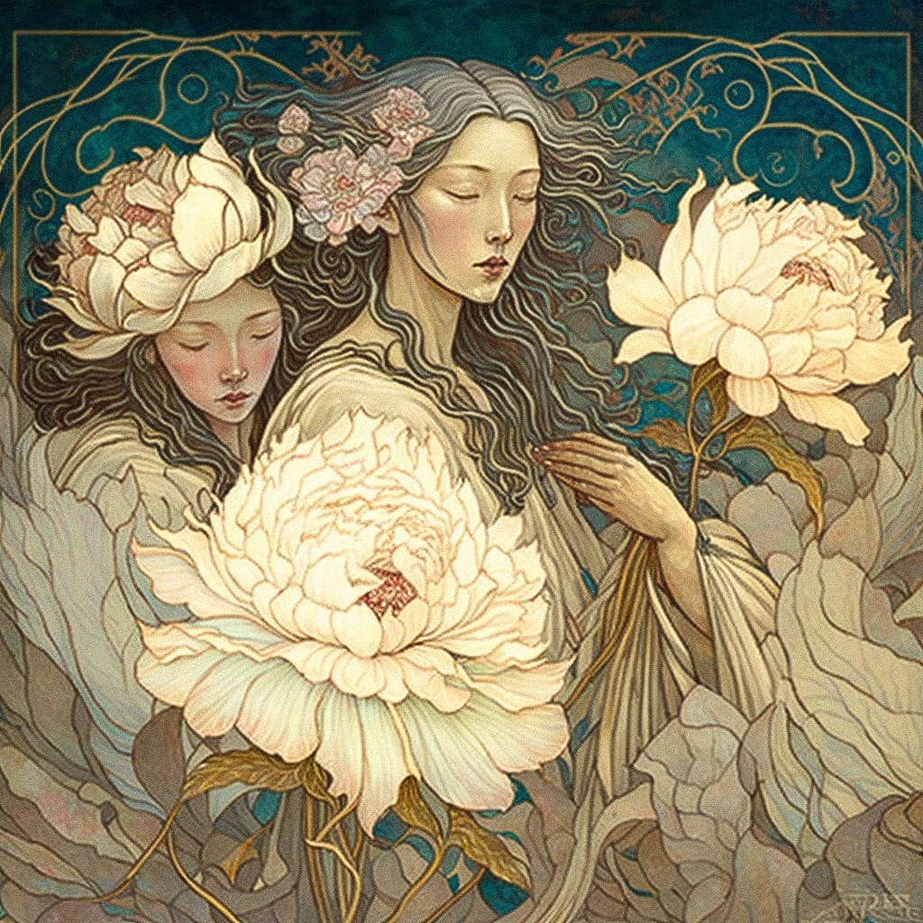 Rebecca Guay Midjourney style | Andrei Kovalev's Midlibrary 2.0