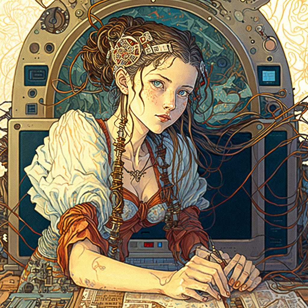 Rebecca Guay Midjourney style | Andrei Kovalev's Midlibrary 2.0