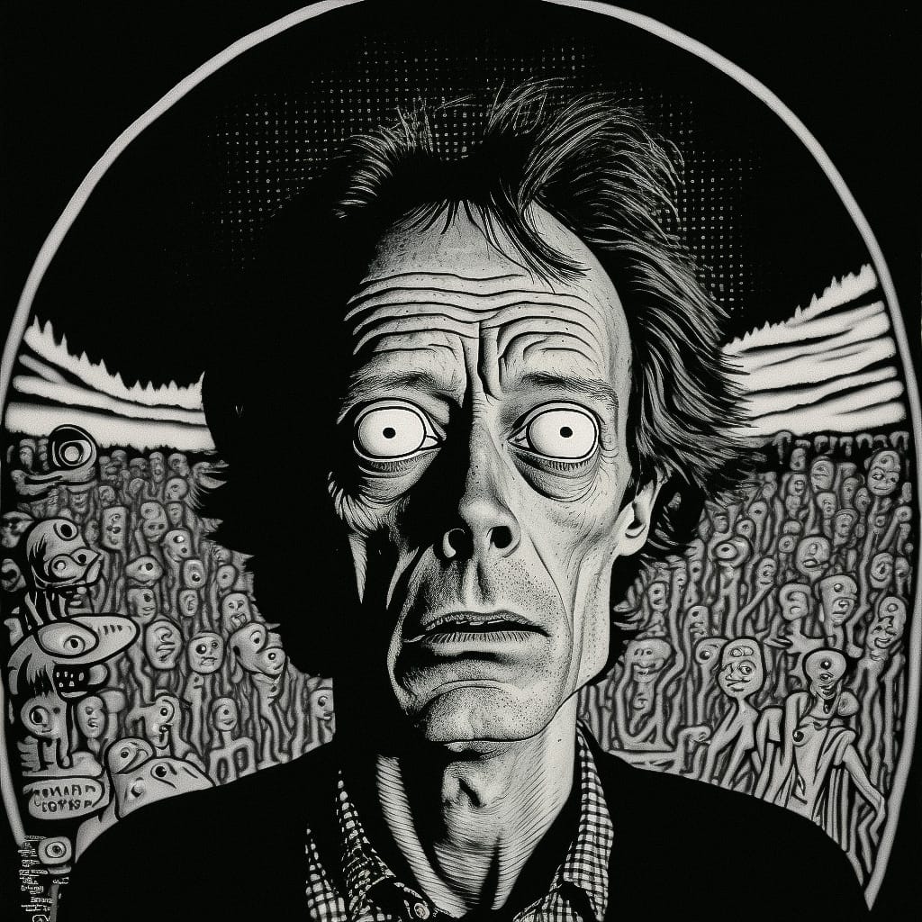 Basil Wolverton Midjourney style | Andrei Kovalev's Midlibrary 2.0