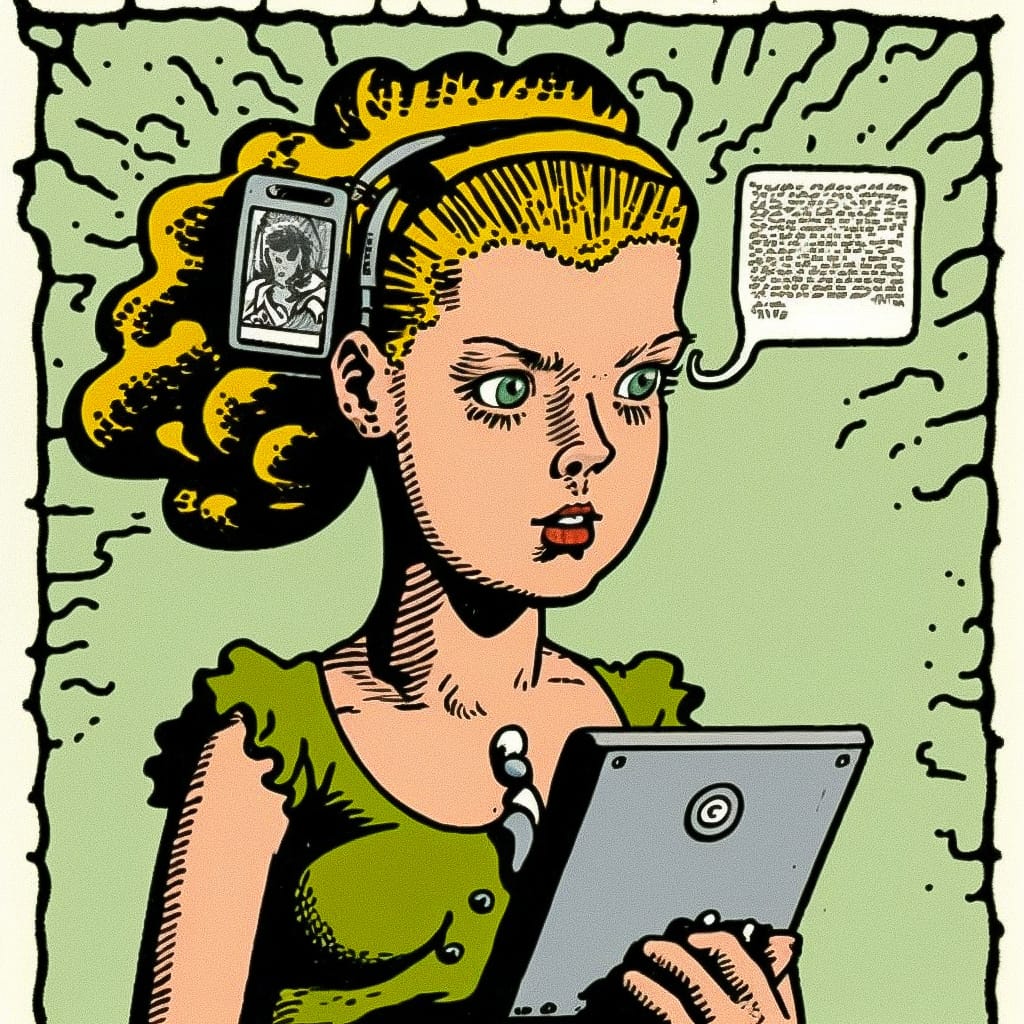 Basil Wolverton Midjourney style | Andrei Kovalev's Midlibrary 2.0