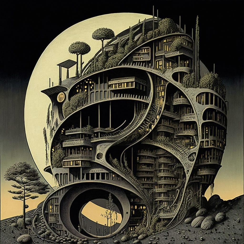 Basil Wolverton Midjourney style | Andrei Kovalev's Midlibrary 2.0