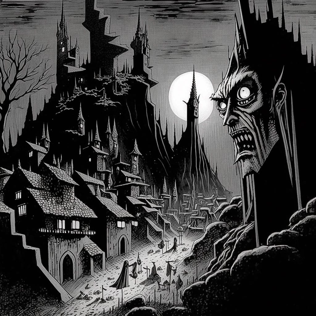 Basil Wolverton Midjourney style | Andrei Kovalev's Midlibrary 2.0