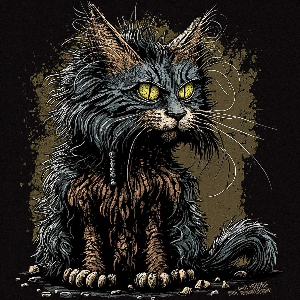 Basil Wolverton Midjourney style | Andrei Kovalev's Midlibrary 2.0