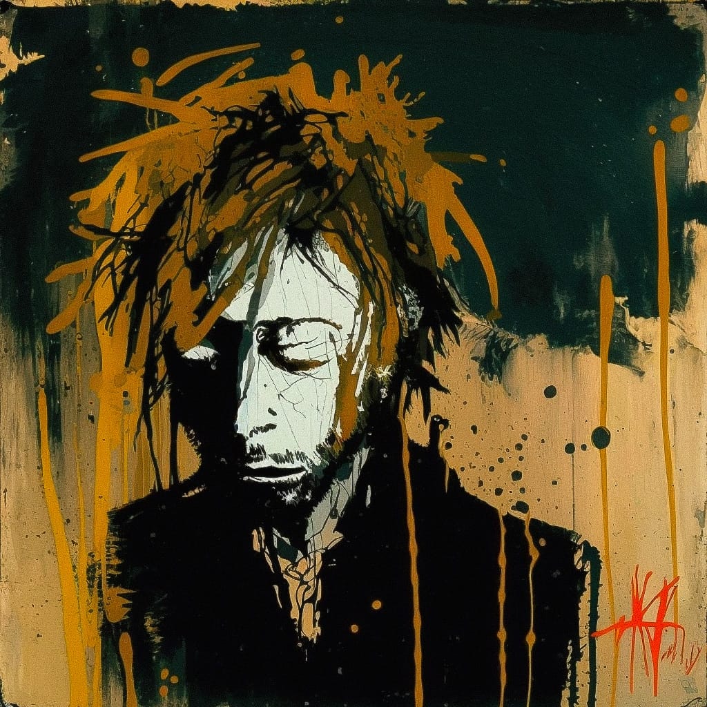 Jean-Michel Basquiat Midjourney style | Andrei Kovalev's Midlibrary