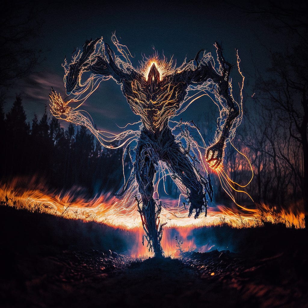 Light painting Midjourney style | Andrei Kovalev's Midlibrary 2.0