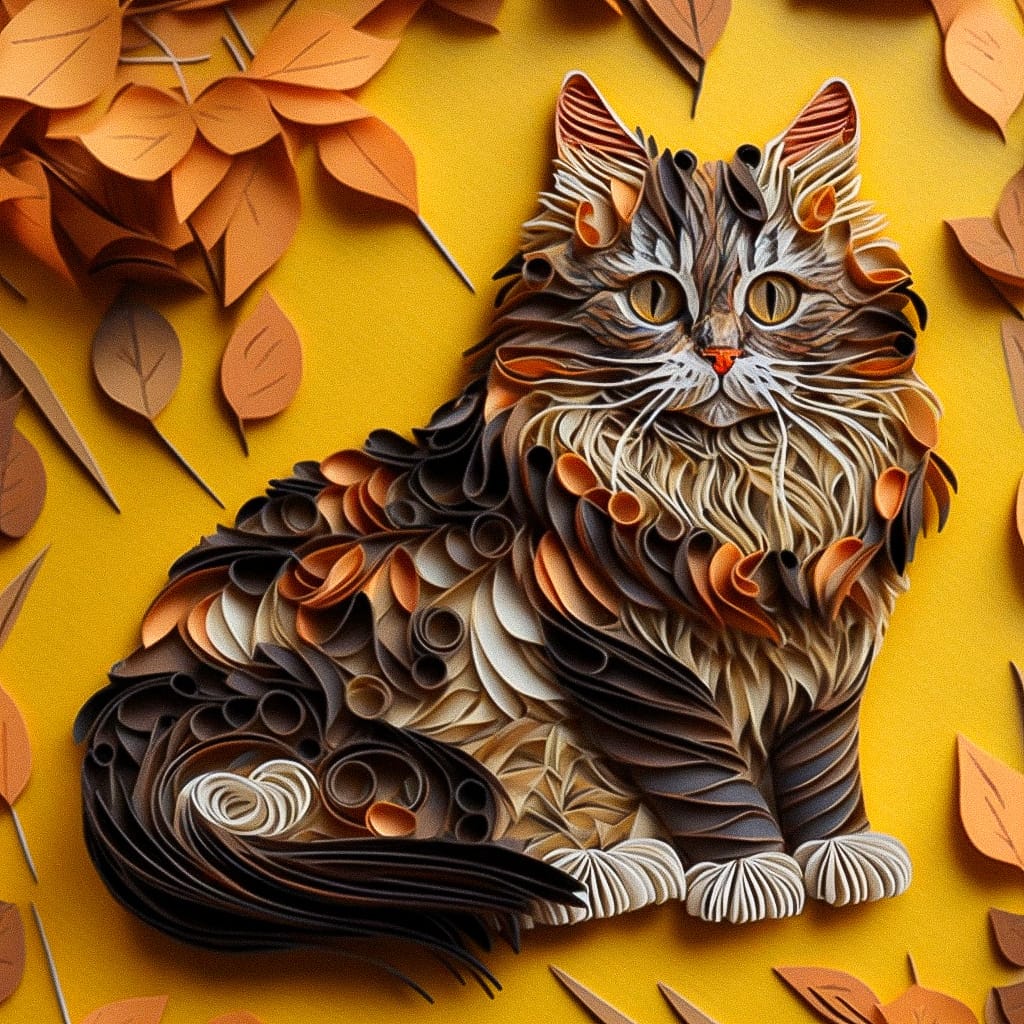 Paper quilling Midjourney style | Andrei Kovalev's Midlibrary 2.0