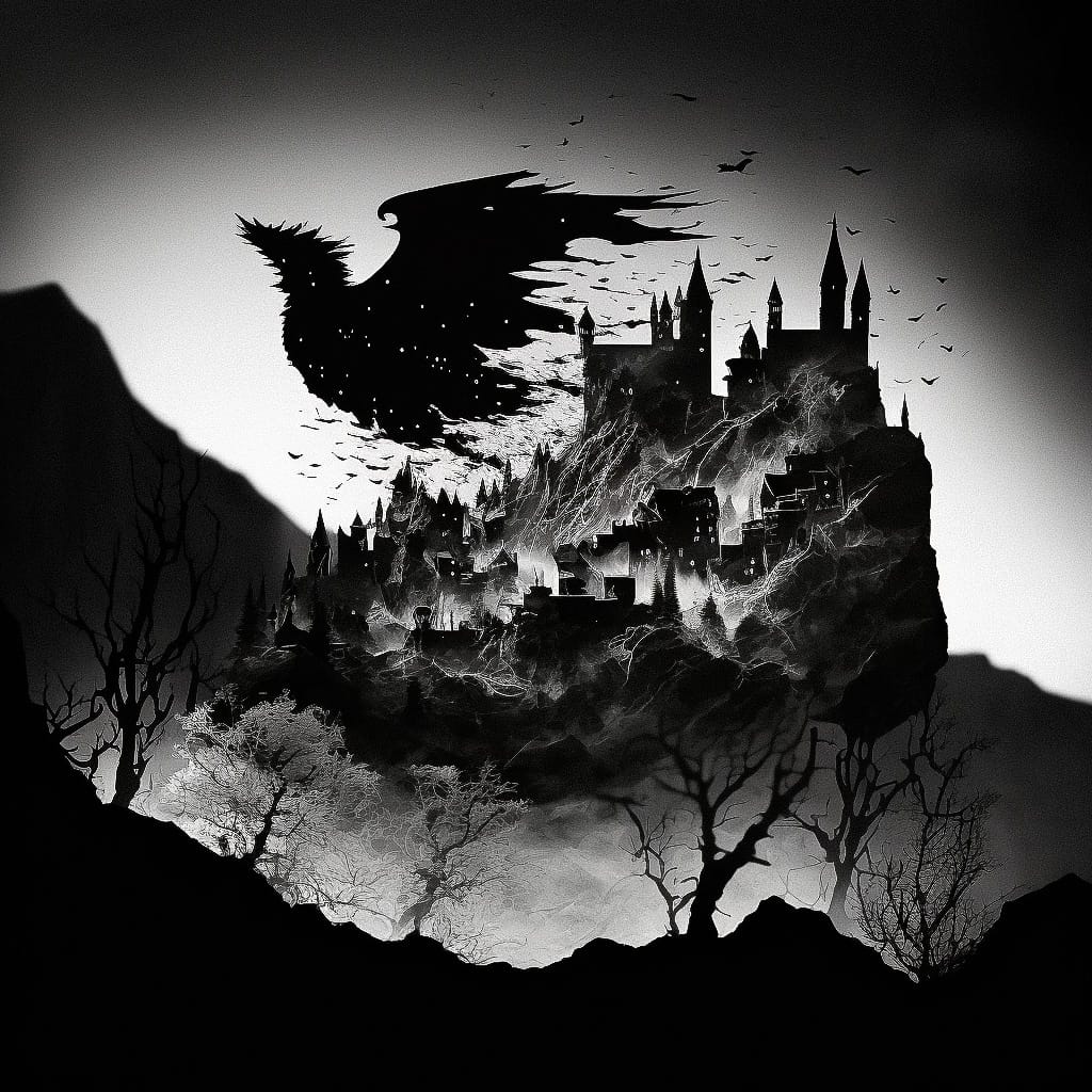 Photogram Midjourney style | Andrei Kovalev's Midlibrary 2.0