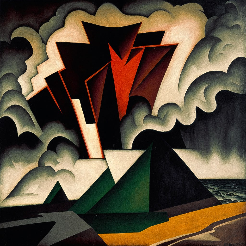 Arthur Dove Midjourney style | Andrei Kovalev's Midlibrary 2.0