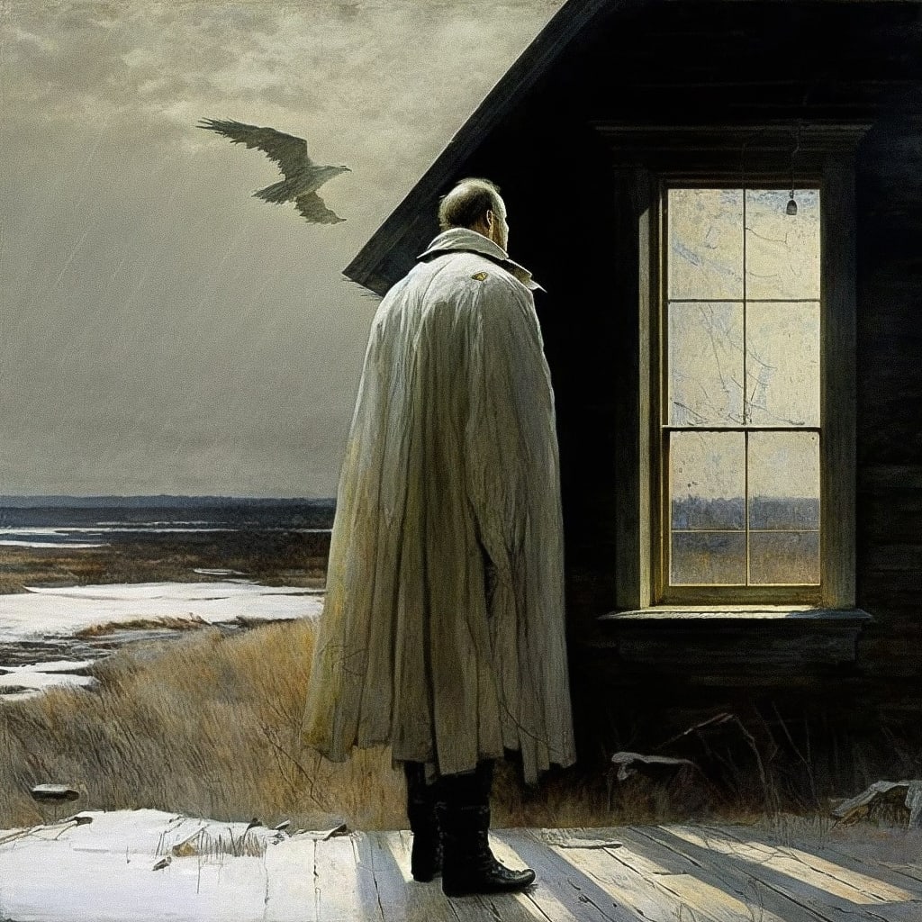 Andrew Wyeth Midjourney style | Andrei Kovalev's Midlibrary 2.0