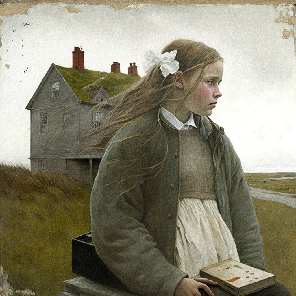 Andrew Wyeth Midjourney style | Andrei Kovalev's Midlibrary 2.0