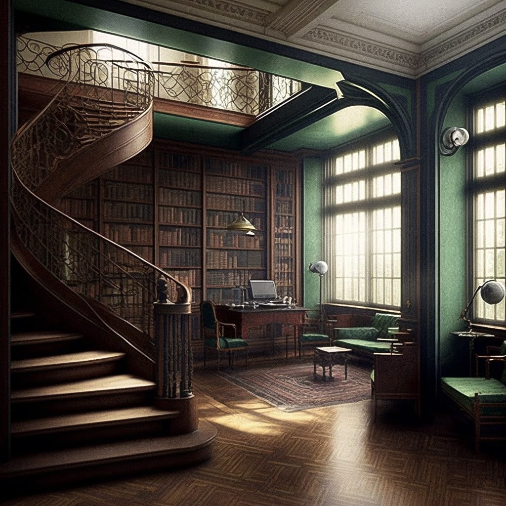 Adolf Loos Midjourney style | Andrei Kovalev's Midlibrary 2.0