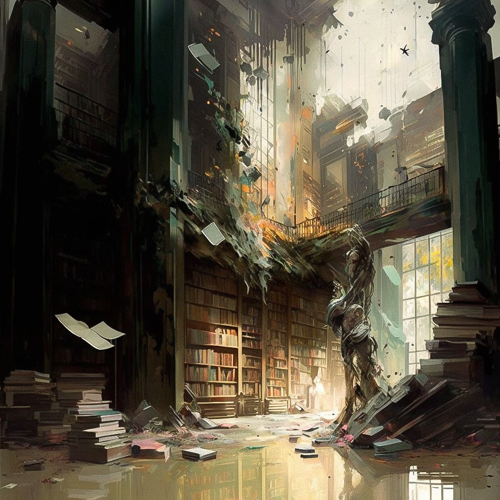 Adrian Ghenie Midjourney style | Andrei Kovalev's Midlibrary 2.0
