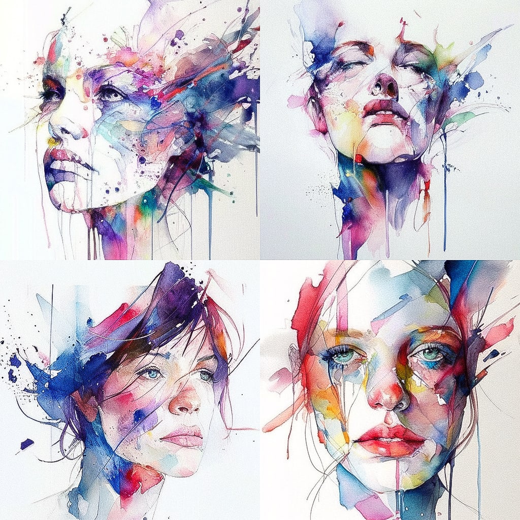 Agnes Cecile Midjourney style | Andrei Kovalev's Midlibrary 2.0