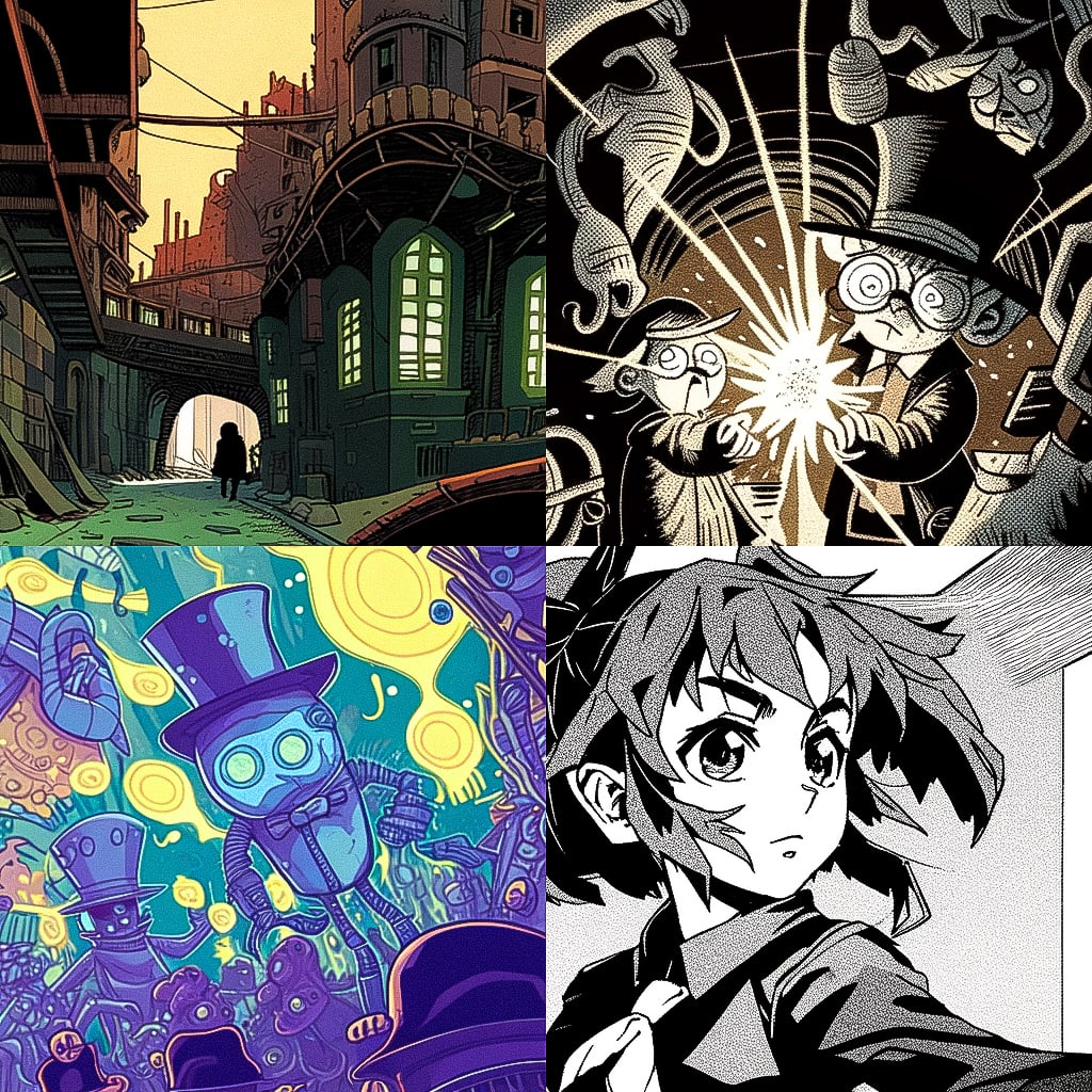 Art Spiegelman Midjourney style | Andrei Kovalev's Midlibrary 2.0