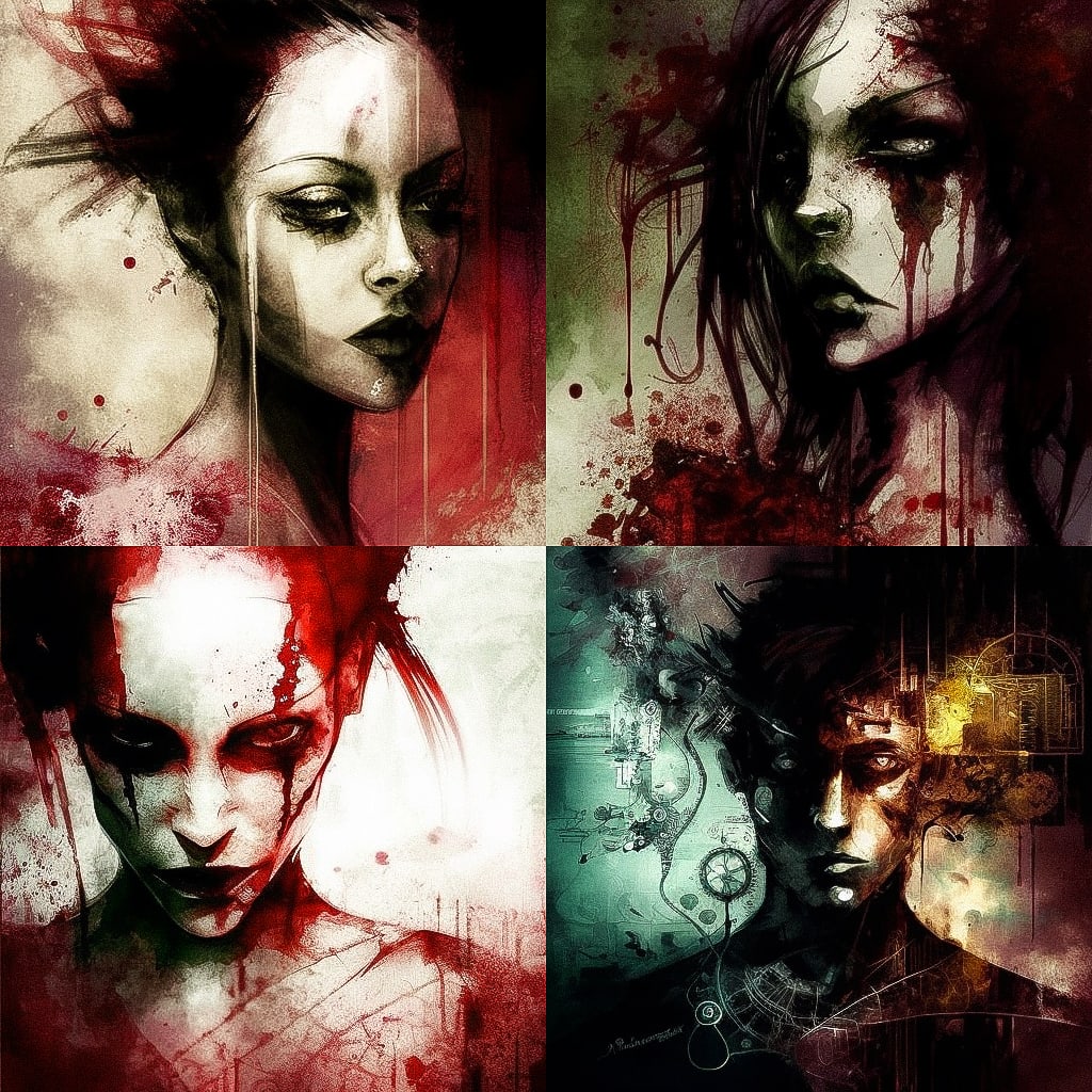 Ben Templesmith Midjourney style | Andrei Kovalev's Midlibrary 2.0