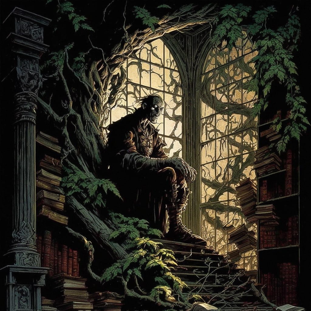 Bernie Wrightson Midjourney style | Andrei Kovalev's Midlibrary 2.0