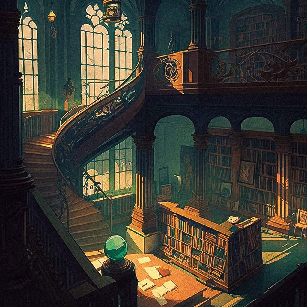 Vincent Desiderio Midjourney style | Andrei Kovalev's Midlibrary 2.0