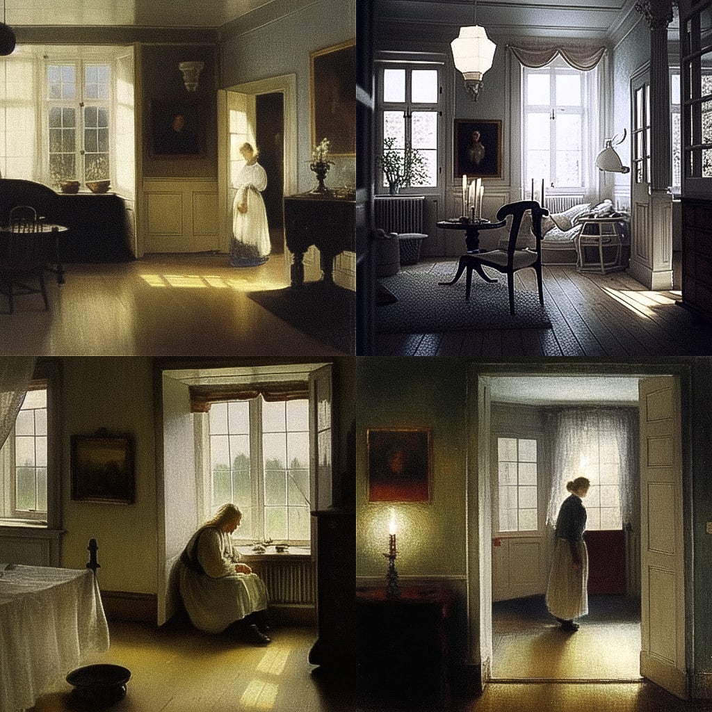 Carl Holsoe Midjourney style | Andrei Kovalev's Midlibrary 2.0