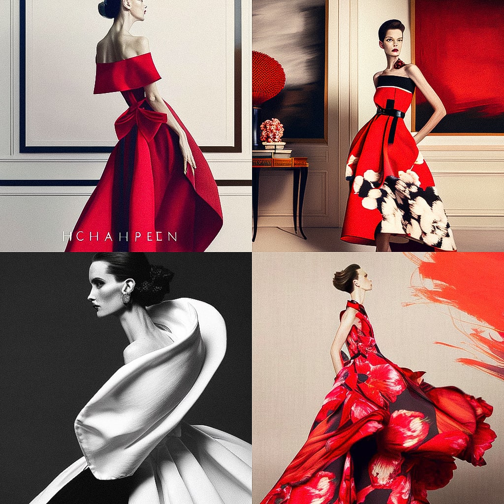 Carolina Herrera Midjourney style | Andrei Kovalev's Midlibrary 2.0