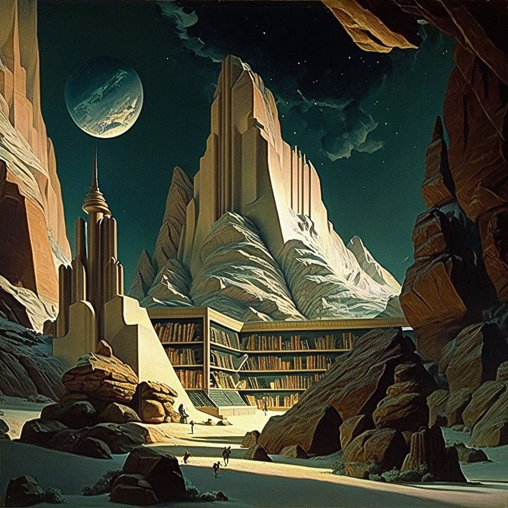 Cyanotype print Midjourney style | Andrei Kovalev's Midlibrary 2.0