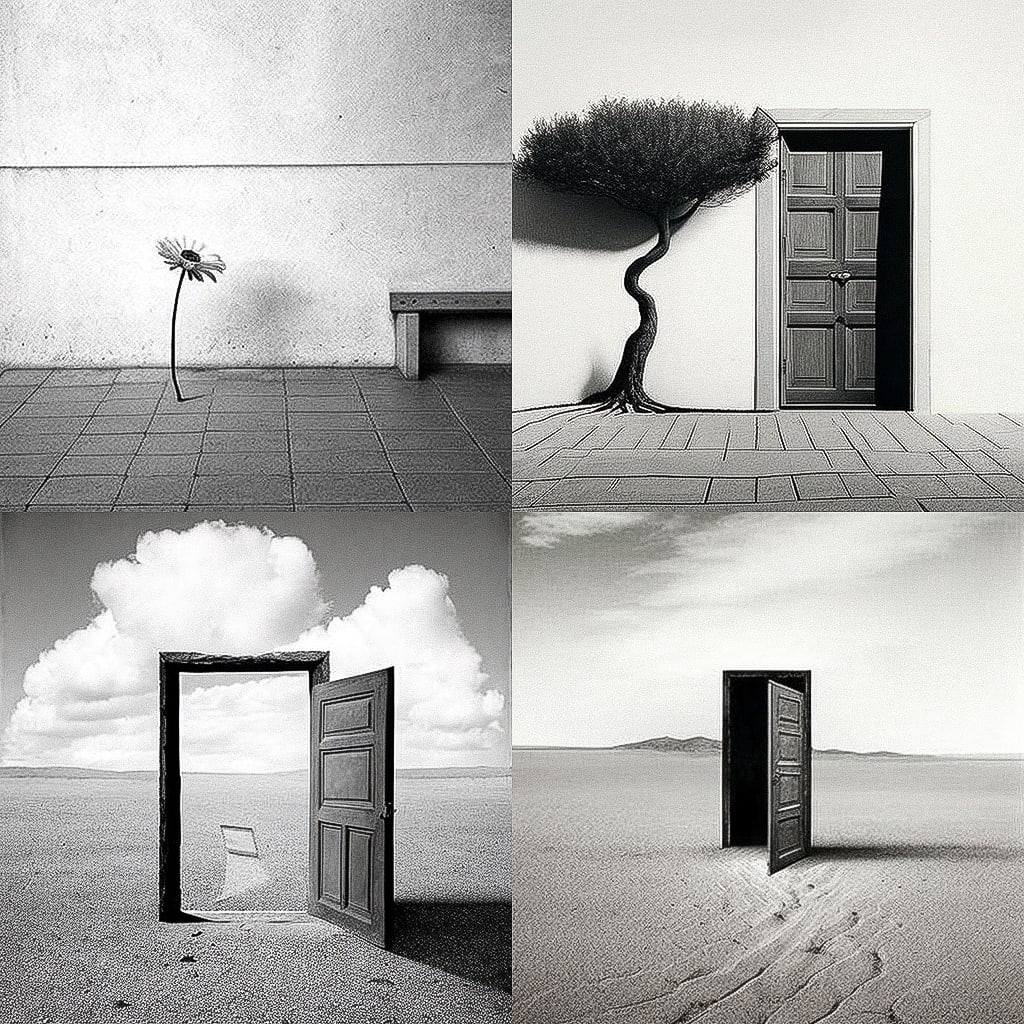 Chema Madoz Midjourney style | Andrei Kovalev's Midlibrary 2.0