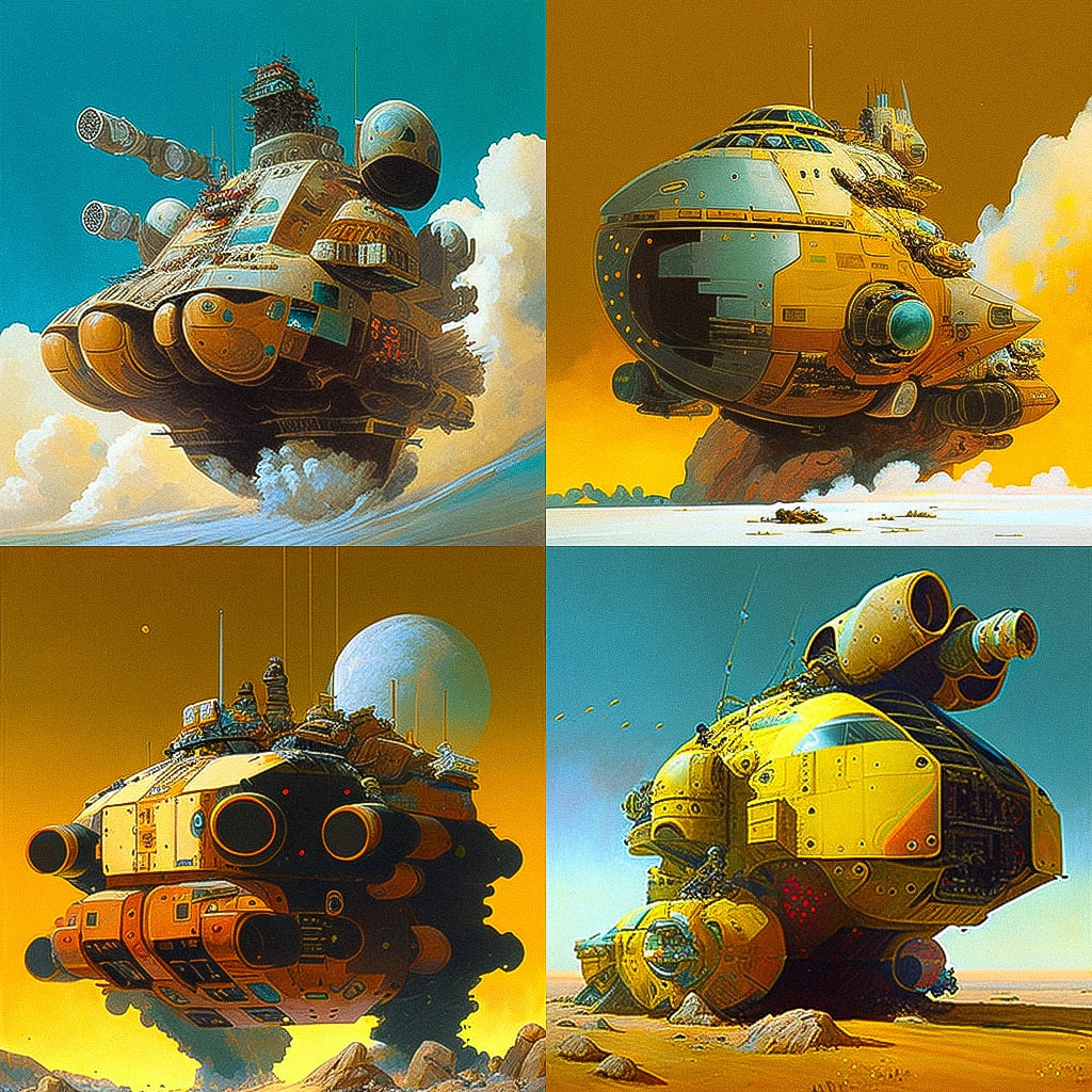 Chris Foss Midjourney style | Andrei Kovalev's Midlibrary 2.0