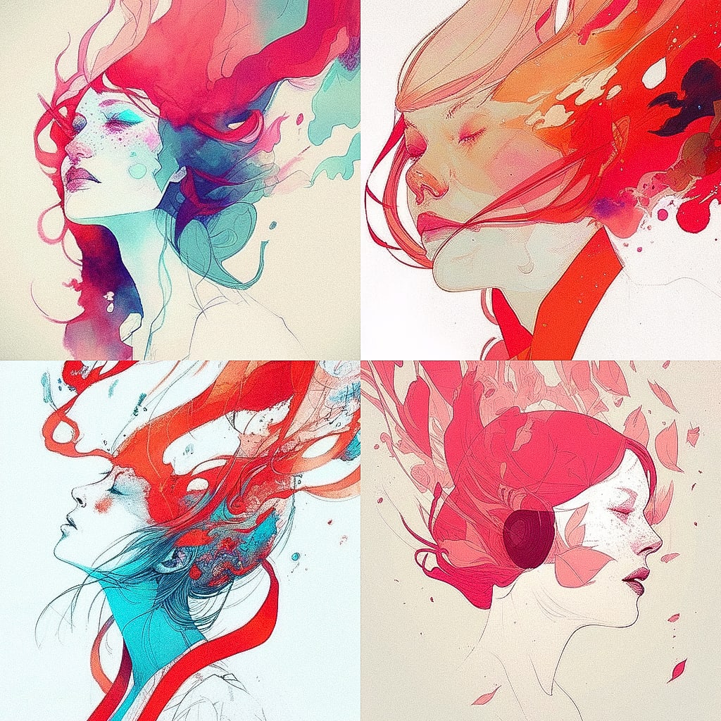 Conrad Roset Midjourney style | Andrei Kovalev's Midlibrary 2.0