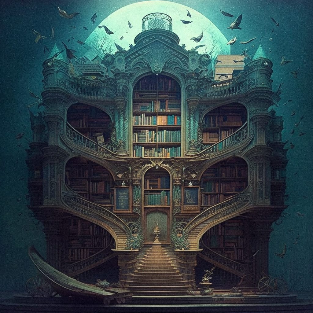 Daniel Merriam Midjourney style | Andrei Kovalev's Midlibrary 2.0