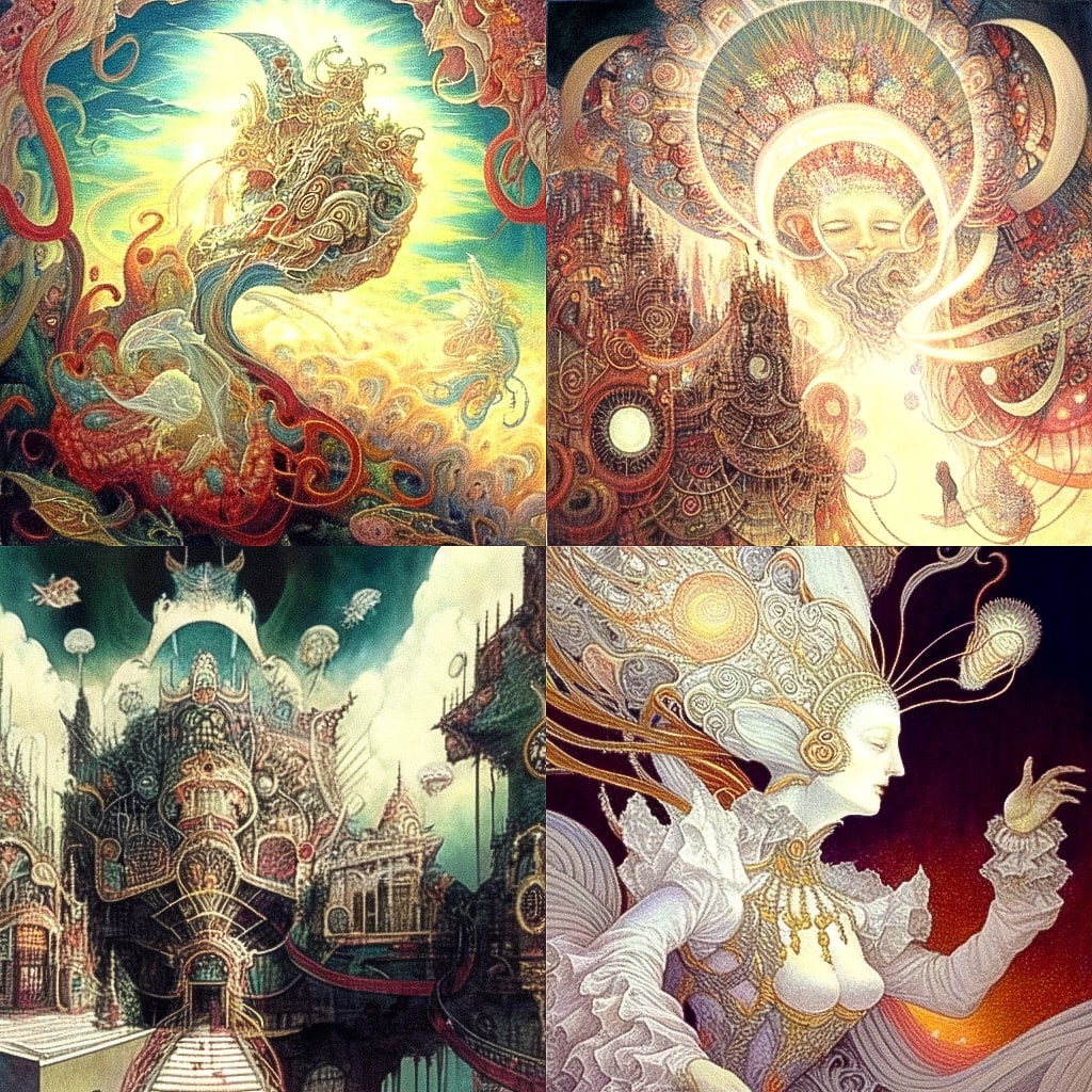 Daniel Merriam Midjourney style | Andrei Kovalev's Midlibrary 2.0