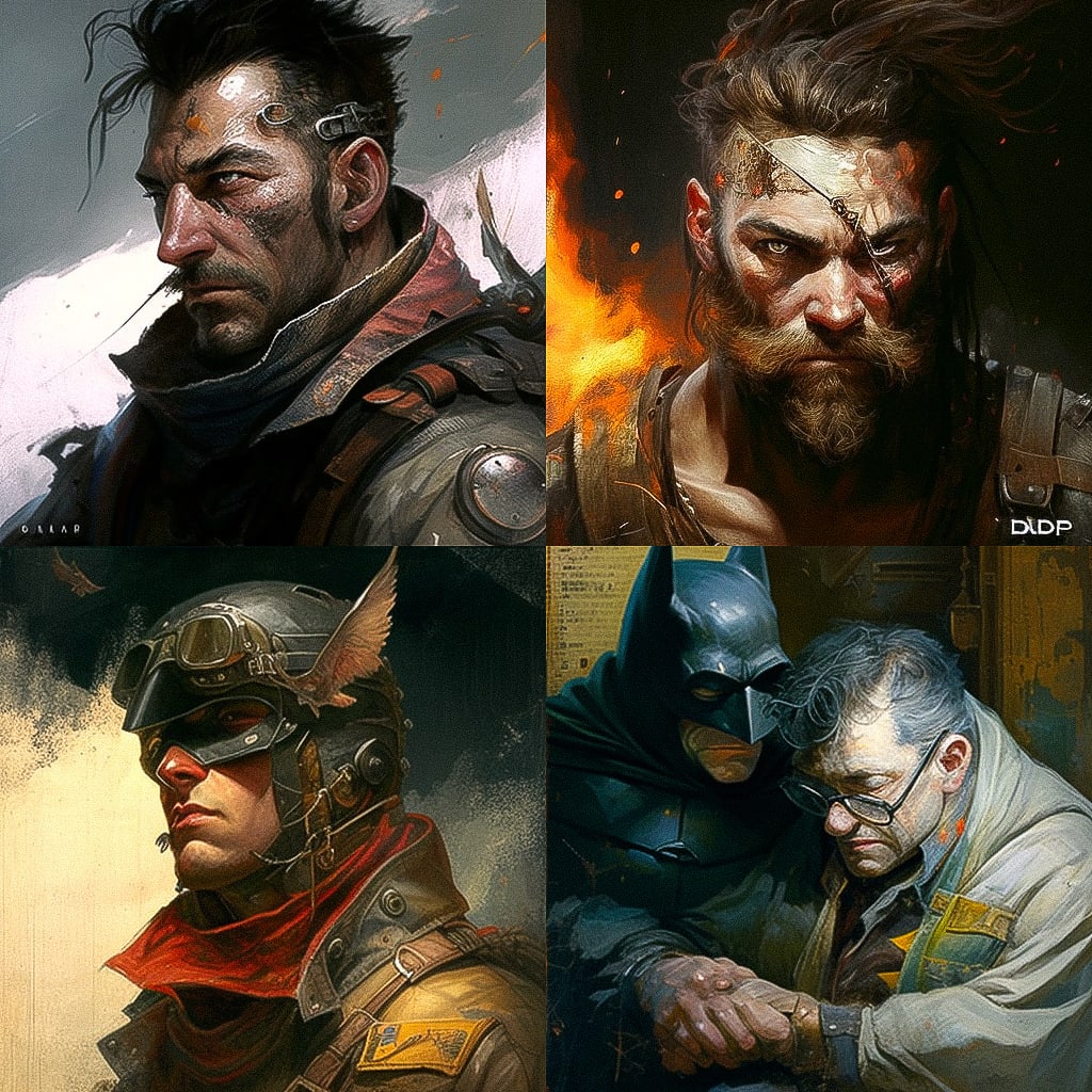 Dave Dorman Midjourney style | Andrei Kovalev's Midlibrary 2.0