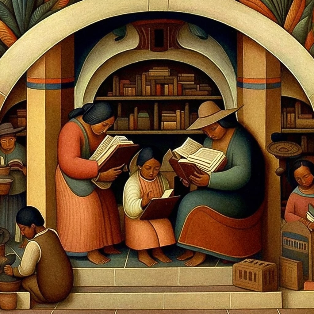 Diego Rivera Midjourney style | Andrei Kovalev's Midlibrary 2.0