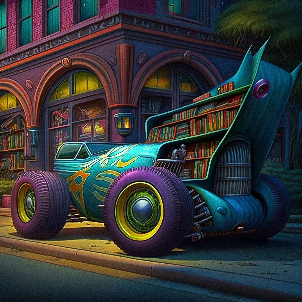 Ed Roth Midjourney style | Andrei Kovalev's Midlibrary 2.0