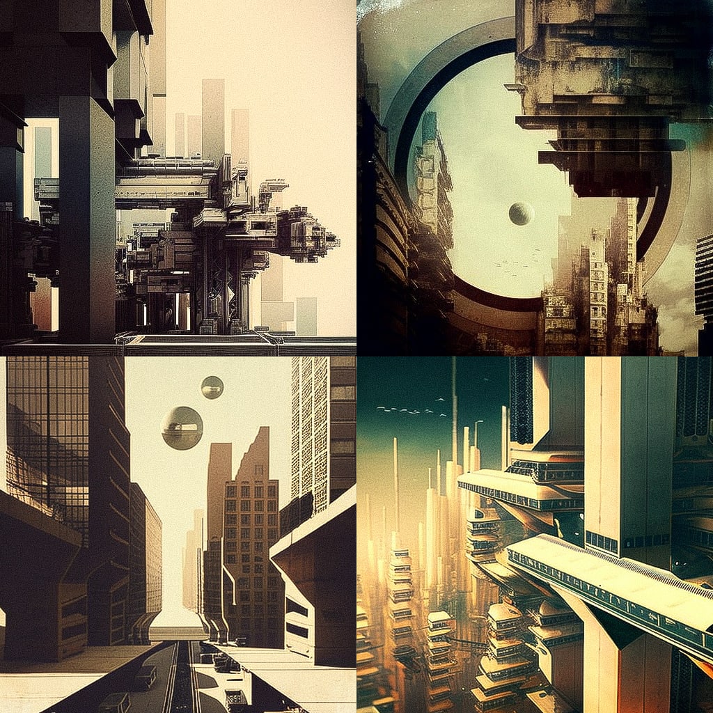 Erik Nitsche Midjourney style | Andrei Kovalev's Midlibrary 2.0