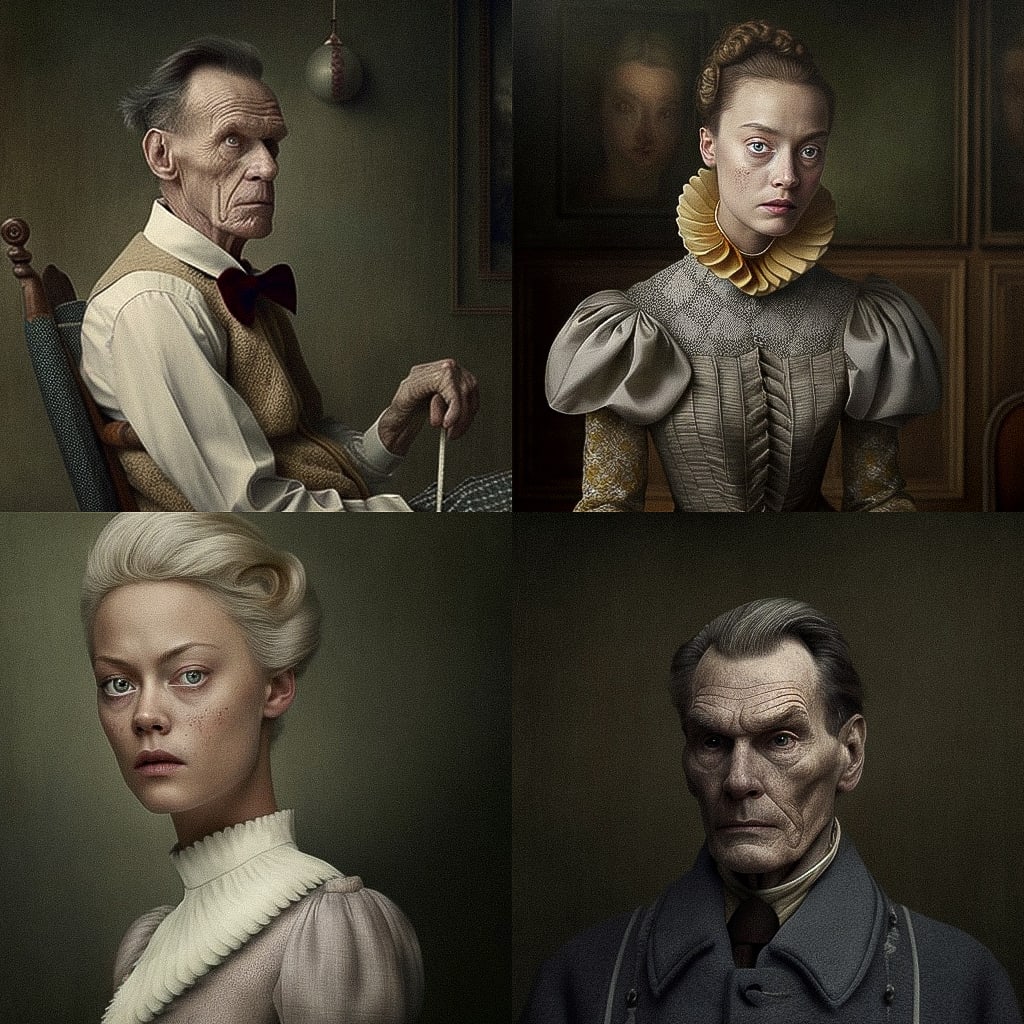Erwin Olaf Midjourney style | Andrei Kovalev's Midlibrary 2.0