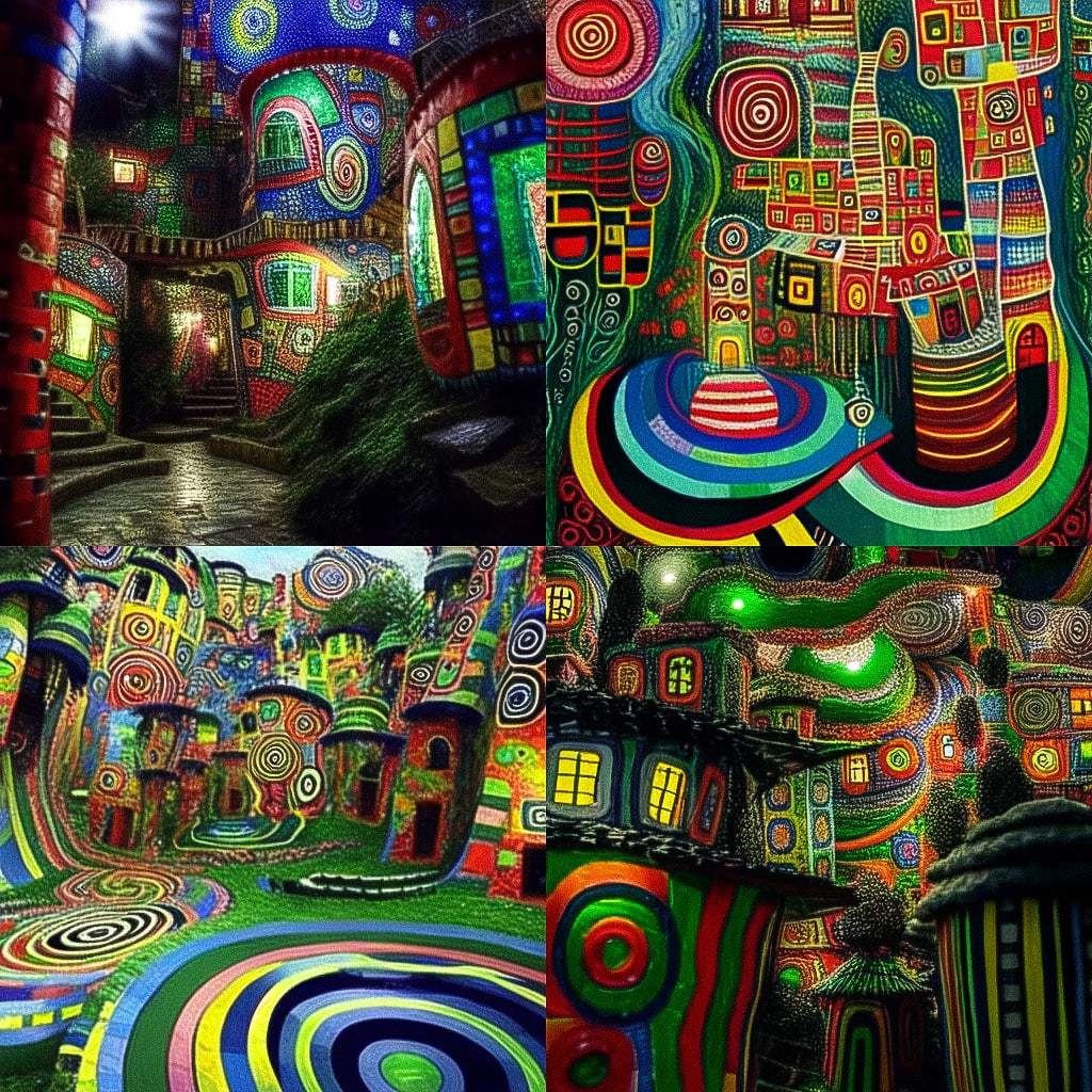 Friedensreich Hundertwasser Midjourney style | Andrei Kovalev's ...