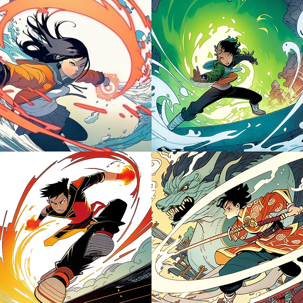 Gene Luen Yang Midjourney style | Andrei Kovalev's Midlibrary 2.0