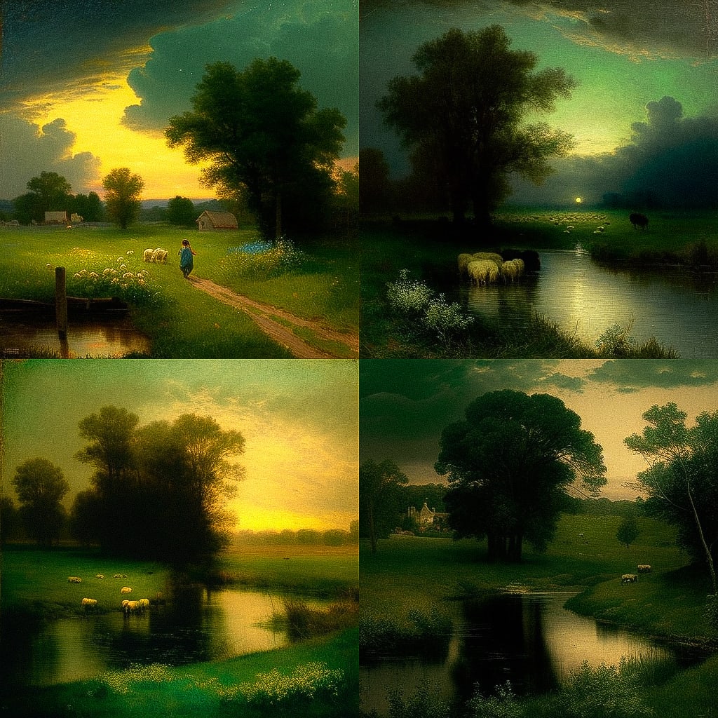 George Inness Midjourney style | Andrei Kovalev's Midlibrary 2.0
