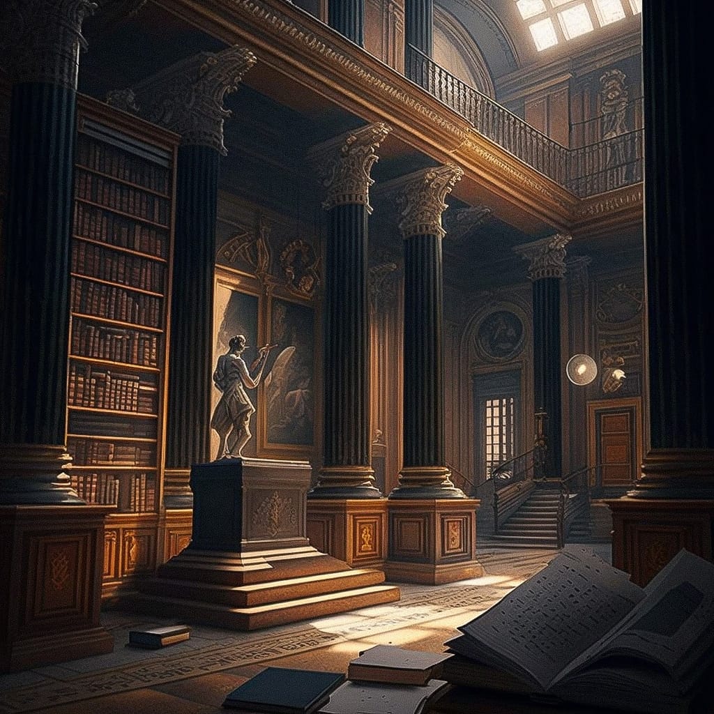 Neoclassical architecture Midjourney style | Andrei Kovalev's Midlibrary 2.0
