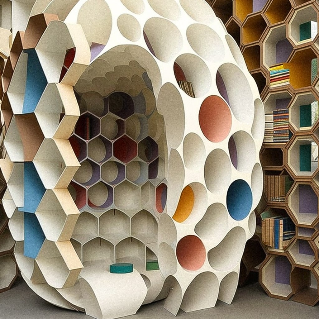 Jacob Hashimoto Midjourney style | Andrei Kovalev's Midlibrary 2.0