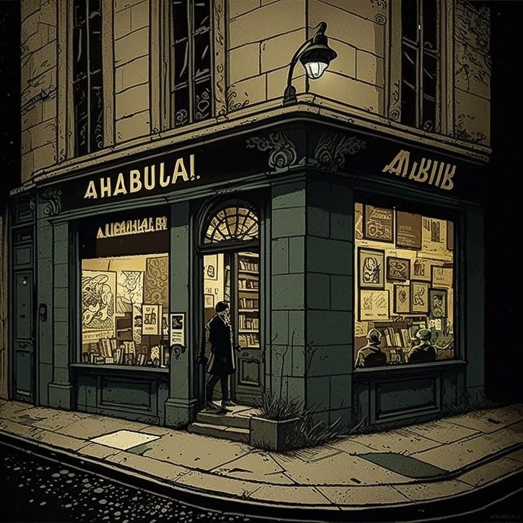 Jacques Tardi Midjourney style | Andrei Kovalev's Midlibrary 2.0