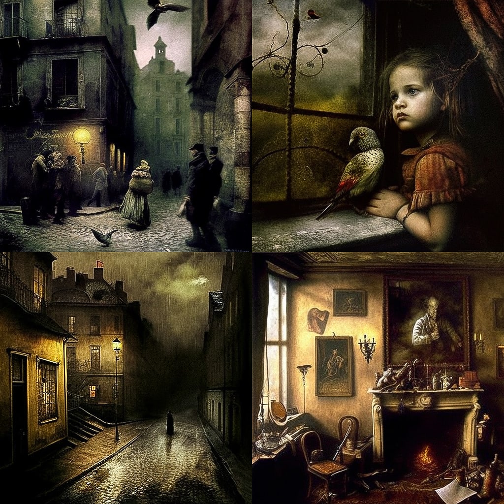 Jan Saudek Midjourney style | Andrei Kovalev's Midlibrary 2.0