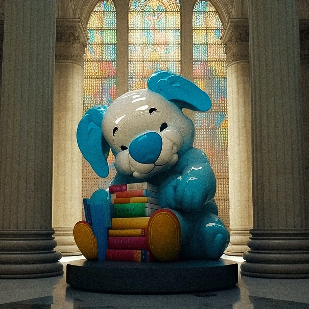 Jeff Koons Midjourney style | Andrei Kovalev's Midlibrary 2.0