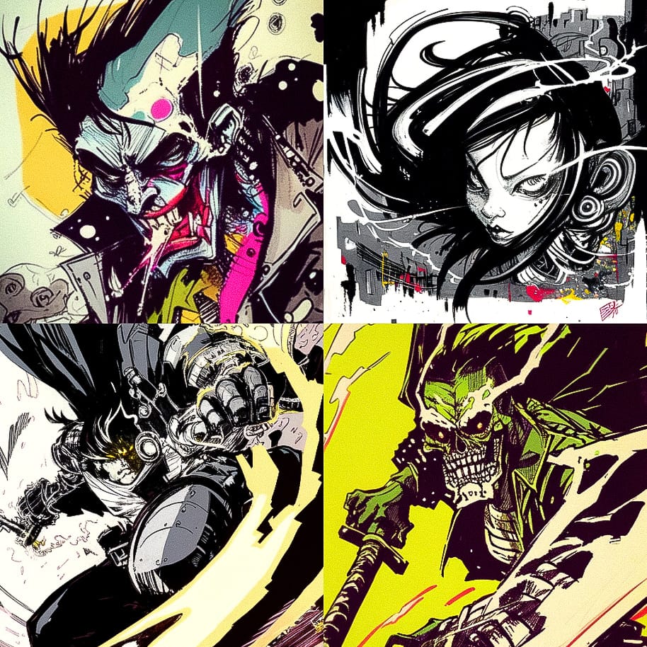 Jim Mahfood Midjourney style | Andrei Kovalev's Midlibrary 2.0