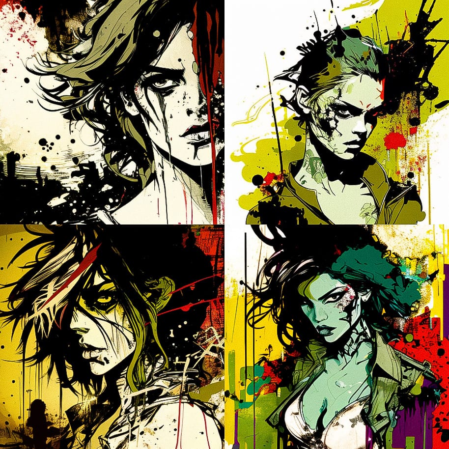 Jim Mahfood Midjourney style | Andrei Kovalev's Midlibrary 2.0