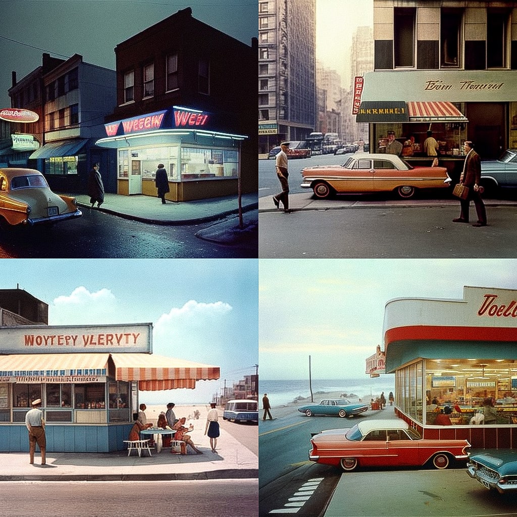 Joel Meyerowitz Midjourney style | Andrei Kovalev's Midlibrary 2.0