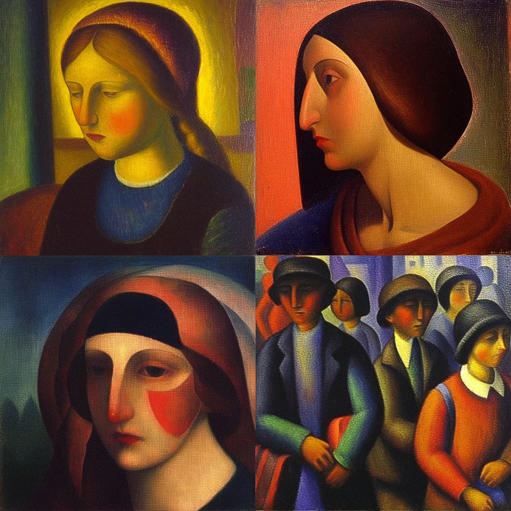 Mark Gertler Midjourney style | Andrei Kovalev's Midlibrary 2.0