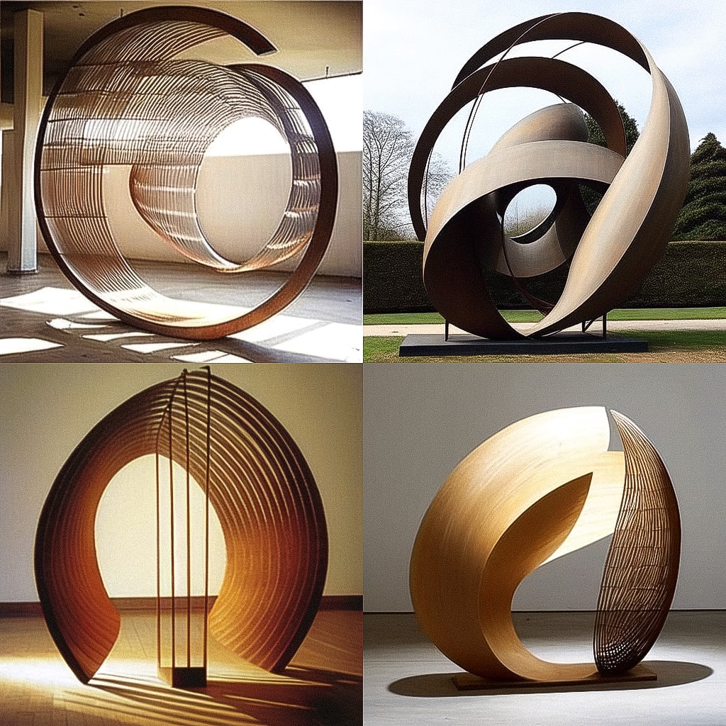 Martin Puryear Midjourney style | Andrei Kovalev's Midlibrary 2.0