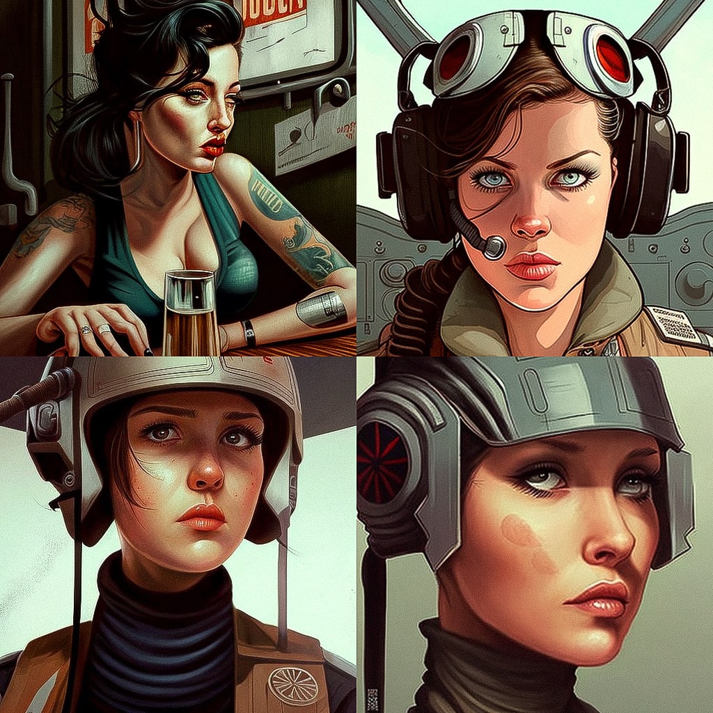 Matt Wagner Midjourney style | Andrei Kovalev's Midlibrary 2.0