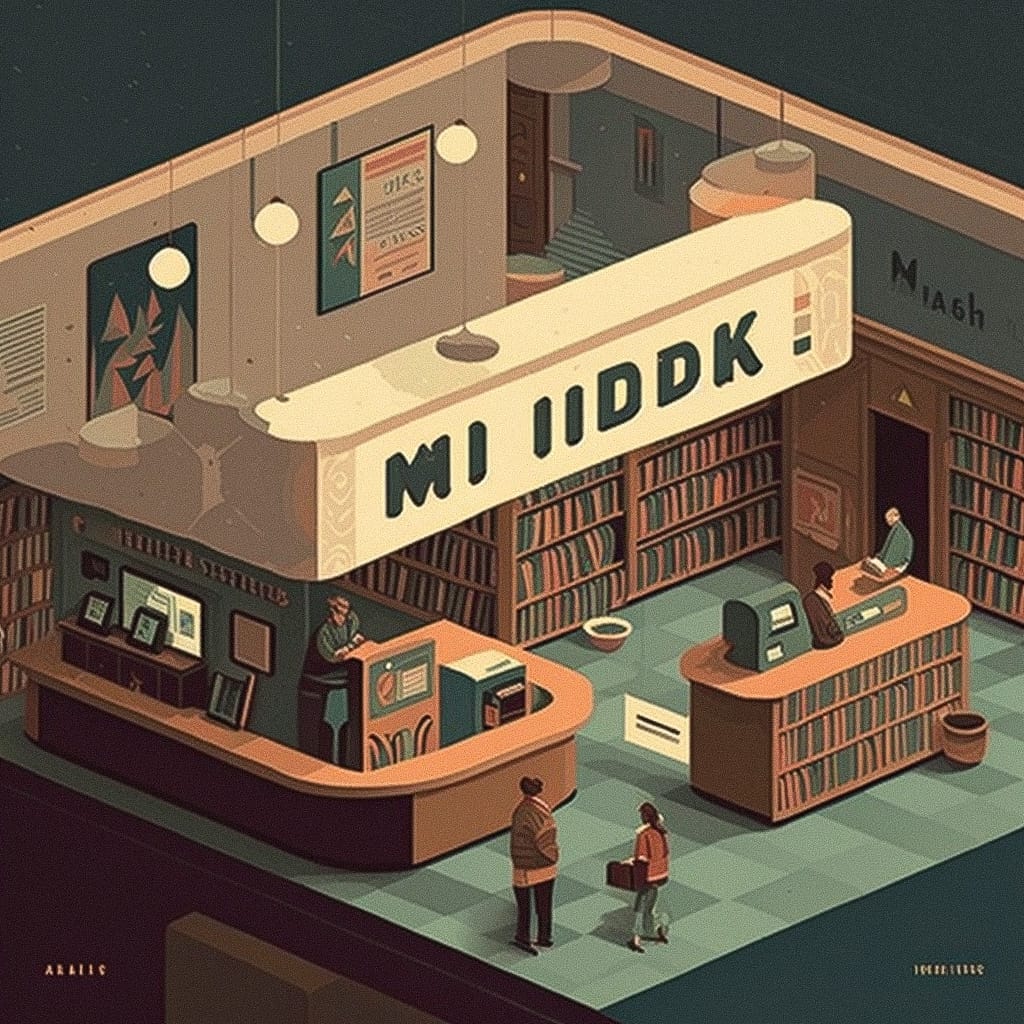 Mike Judge Midjourney style | Andrei Kovalev's Midlibrary 2.0