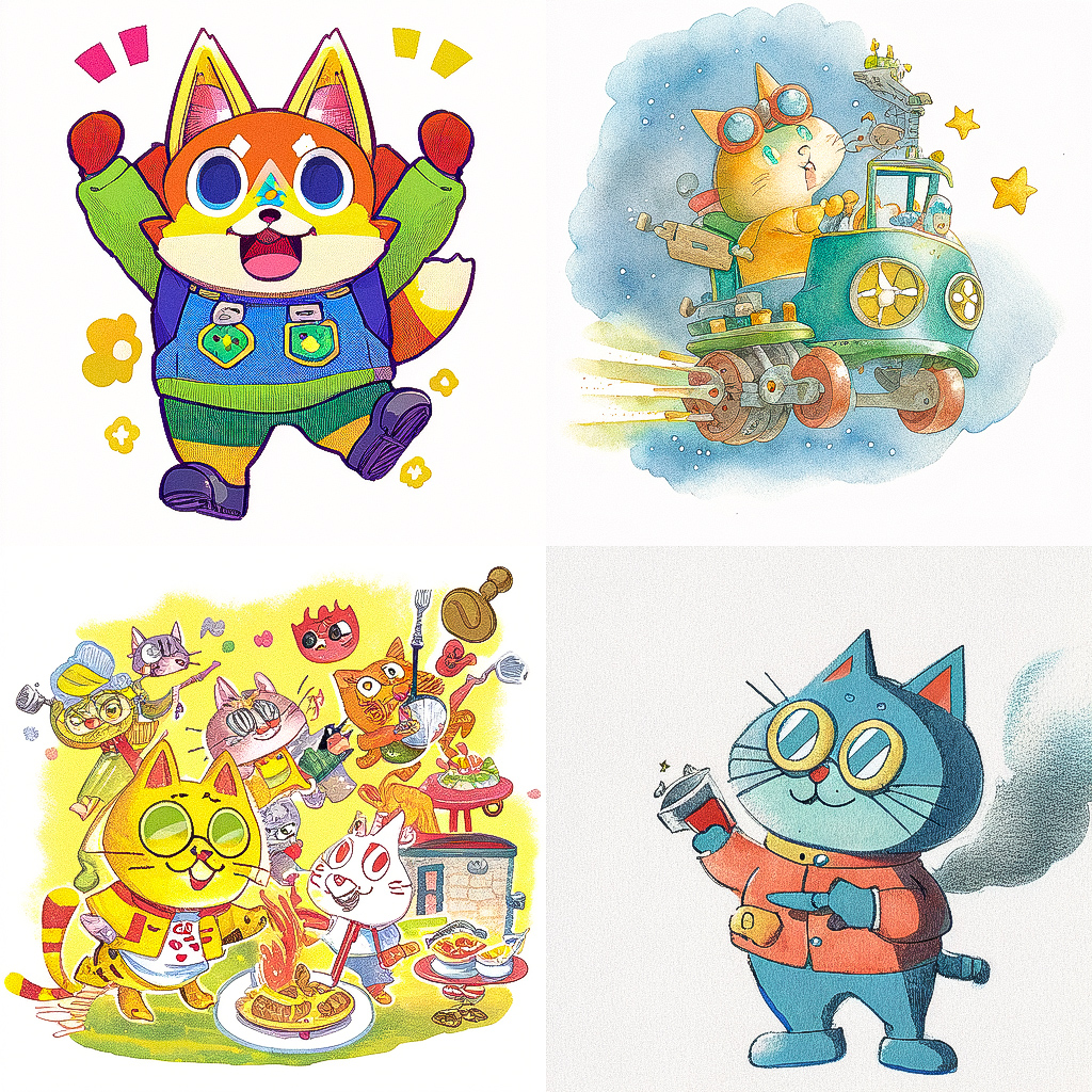Richard Scarry Midjourney style | Andrei Kovalev's Midlibrary 2.0